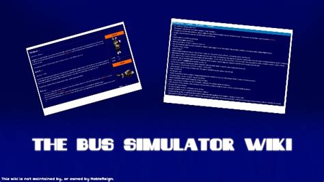 Roblox Bus Simulator Wiki Fandom