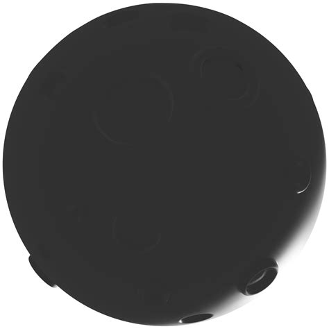 New Moon 3d Rendering Isometric Icon 13250787 Png