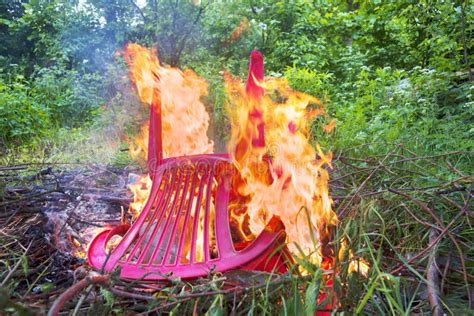 Burning Plastic Household Stock Image Image Of Dump 117234823