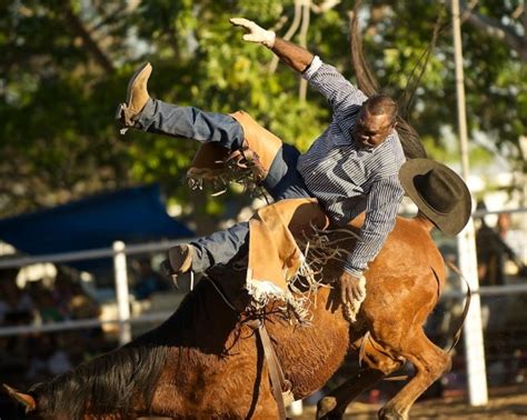 Borroloola Campdraft Gymkhana And Rodeo 2014 Part 3 Bucking Broncs