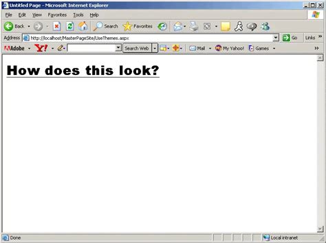 Themes ASP NET