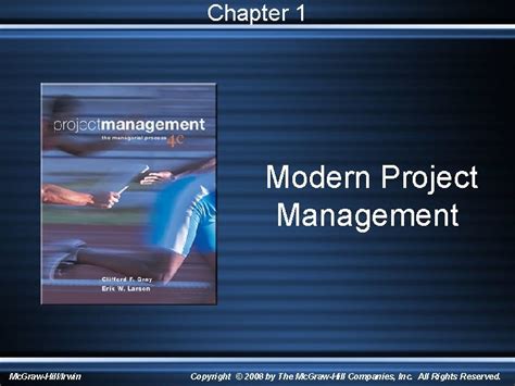 Chapter 1 Modern Project Management Mc Grawhillirwin Copyright
