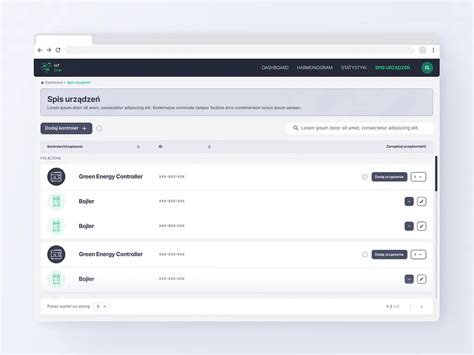 Energy Controller Software Inventory By Aleksandra Zwolan On Dribbble