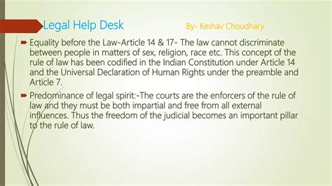 Rule Of Law Of Administrative Law Pptx