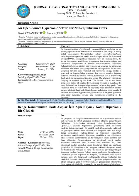 pdf an open source hypersonic solver for non equilibrium flows