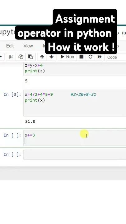 Assignment Operators In Python Intelligence Logic Youtube
