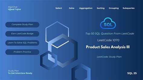 Leetcode 1070 Product Sales Analysis Iii Sql Study Plan Top 50