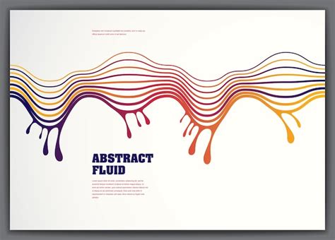 Premium Vector Abstract Fluid Vector Background With Colorful Liquid Drops Wave 3d Colorful