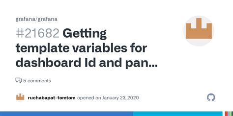 Getting Template Variables For Dashboard Id And Panel ID While Using Data Links Issue