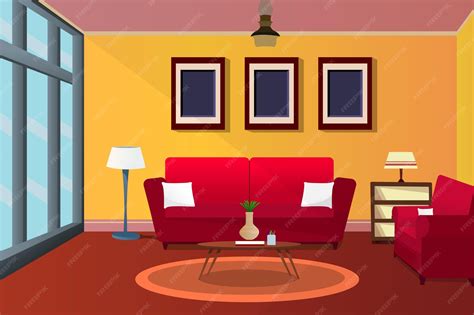 Living Room Cartoon