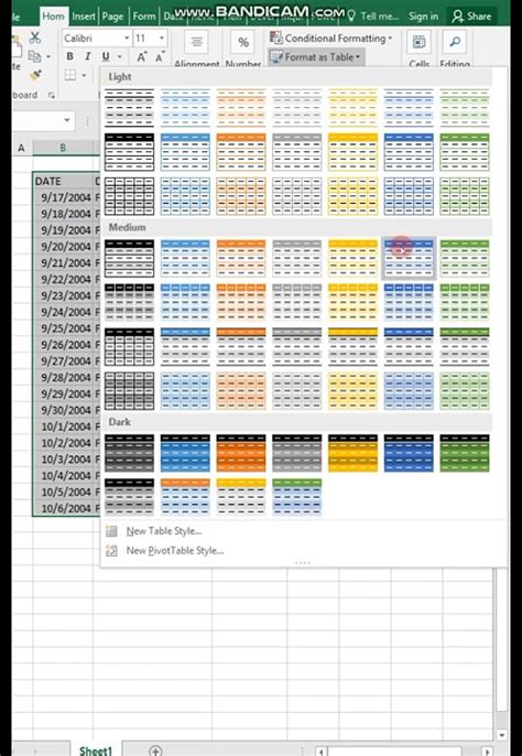 Format As Table Exceltips Excel Exceltricks Exceltutorial Exceltipsandtricks