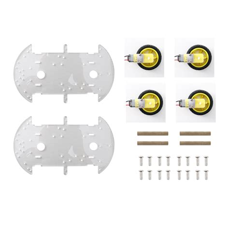 Arduino 4 Wheel Drive Motor Chassis Kit