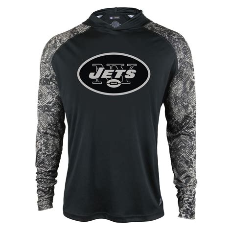 Zubaz Mens Nfl New York Jets Tonal Lightweight Hoodie