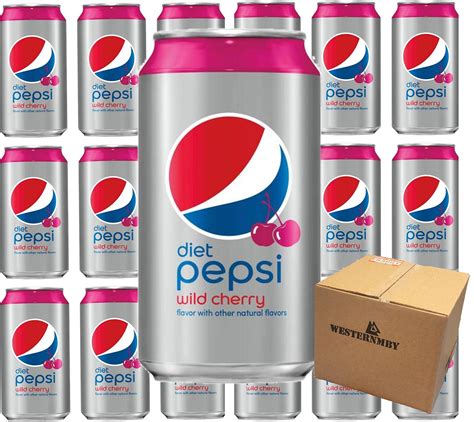Pepsi Zero Sugar Wild Cherry Soda 12 Count 12 Fl Oz Each