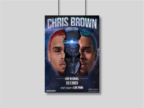 Chris Brown Music Concert Poster Behance