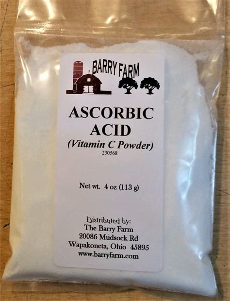 Ascorbic Acid 4 Oz Baking Carob Grocery And Gourmet Food