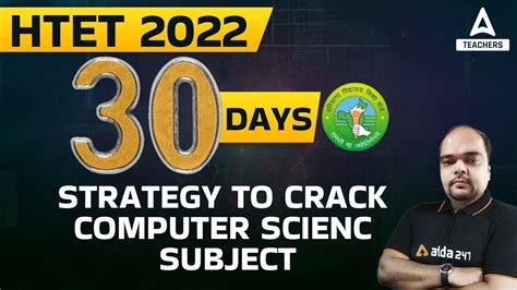 HTET PGT Computer Science Days Strategy To Crack HTET By