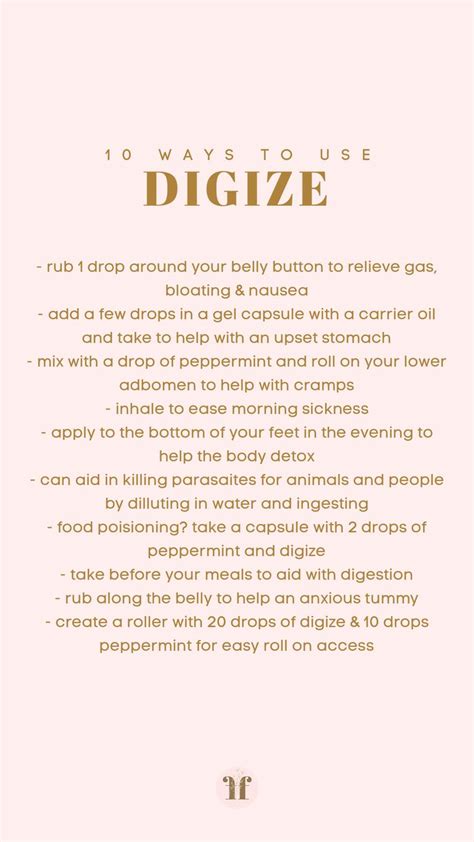 10 Ways To Use Digize Young Essential Oils Young Living Essential