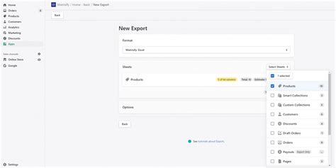 How To Create A Shopify Data Export With Custom Columns Using Matrixify