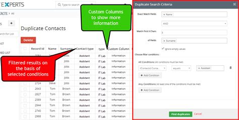 enhanced duplicate finder in vtiger 7 vtiger experts