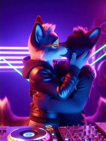 Cute Furry Gay Couple In Love 🤍 Romantic Animation And Kisses Disney