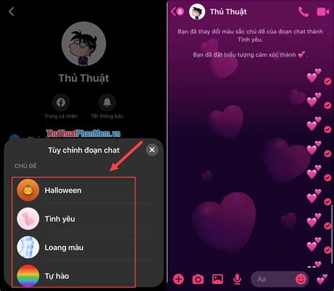 Cách Thay đổi Hình Nền Cuộc Trò Chuyện Facebook Messenger Trên điện Thoại