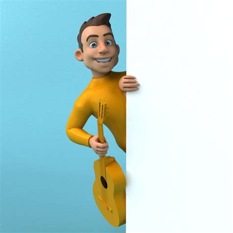 Premium Photo Fun Yellow Man