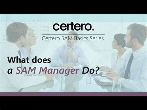 Certero On Linkedin Certero Sam Basics What Does A Sam Manager Do