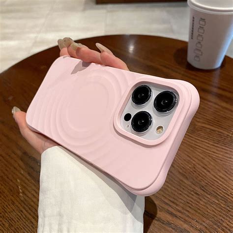 Jual Casing Magsafe Untuk Iphone 16 11 13 12 14 15 Pro Max 15 Plus Casing Mewah Merah Muda