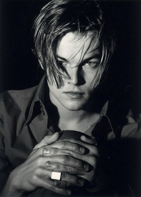Leonardo Dicaprio Young Black And White