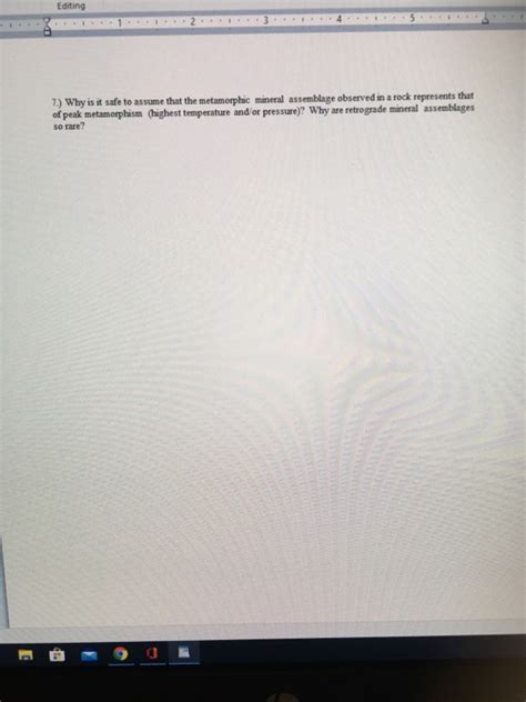 Solved Editing 7 Why Is It Safe To Assume That The