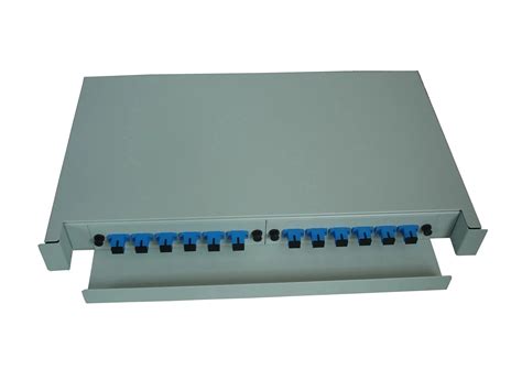 1u 2u 3u 19 Inch 24 48 Core Fiber Patch Panel 12 Port Fiber Optic Patch Panel Sc Lc Sc Upc