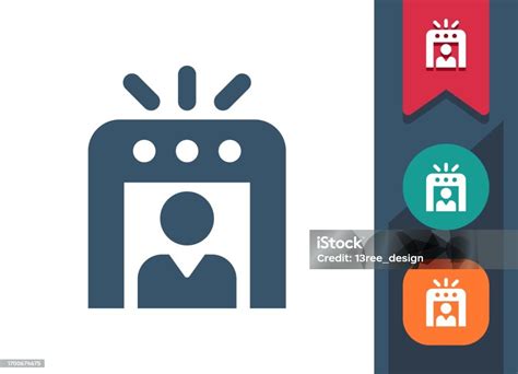 Airport Security Icon Metal Detector Gate Tourist Man Stock Illustration Download Image Now