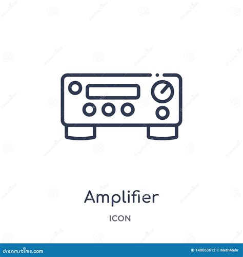 Amplifier Icon Or Logo In Pastel Color Vector Illustration 196477234