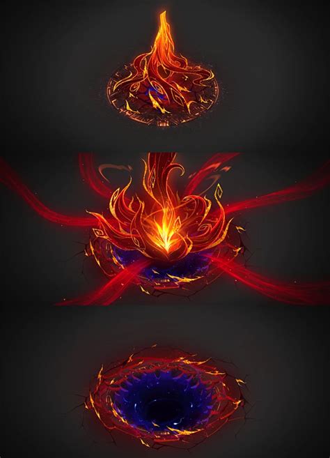 尝试下《姜子牙》的风格 游戏特效原创作品 Magesbox 花瓣网