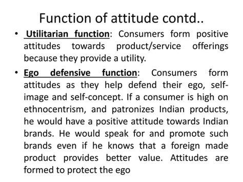 multi attribute attitude model pptx