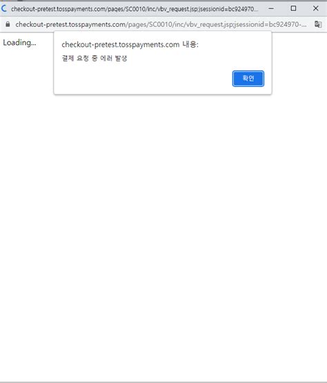 해외결제 에러발생 Toss Payments 개발자 커뮤니티