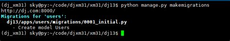 Django数据迁移时提示 ModuleNotFoundError No module named users l星辰 博客园