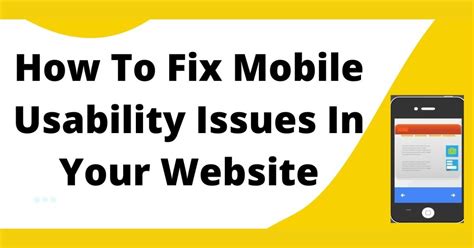 how to fix mobile usability issues fast a simple guide in 2024