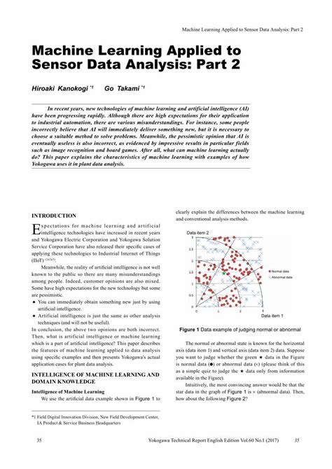 PDF Machine Learning Applied To Sensor Data Analysis Machine Learning Applied To Sensor Data