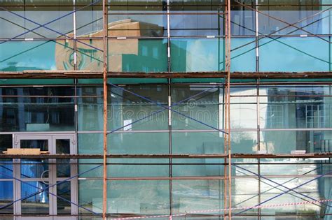 Scaffolding Used As The Temporary Structure To Support Platform Form Work And Structure At The