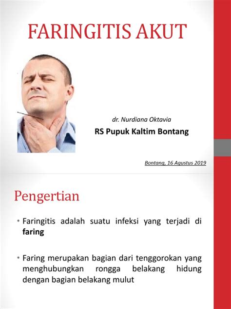 Faringitis Akut Edukasi Rawat Jalan Pkt Pdf