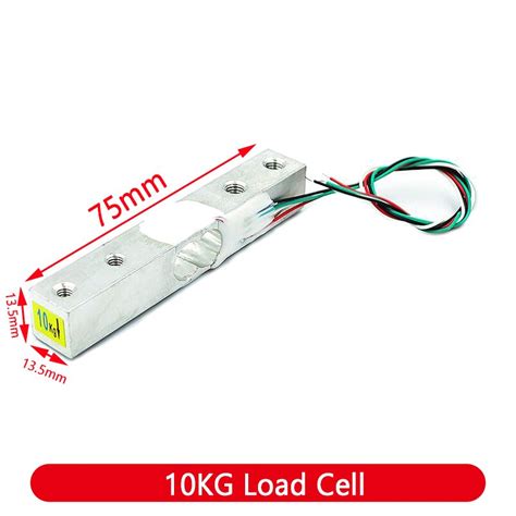 Load Cell 1kg 5kg 10kg 20kg Hx711 Ad Module Weight Sensor Electronic Scale Aluminum Alloy