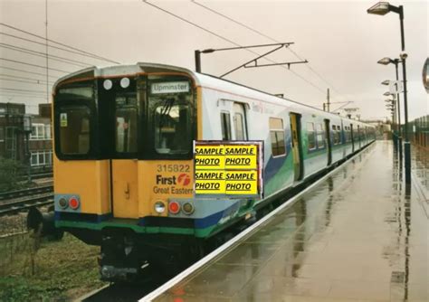 British Railways Photograph First Great Eastern 315 822 At Romford £1