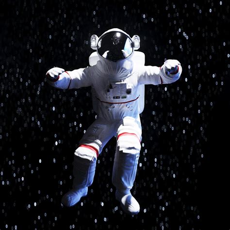 astronaut floating in space