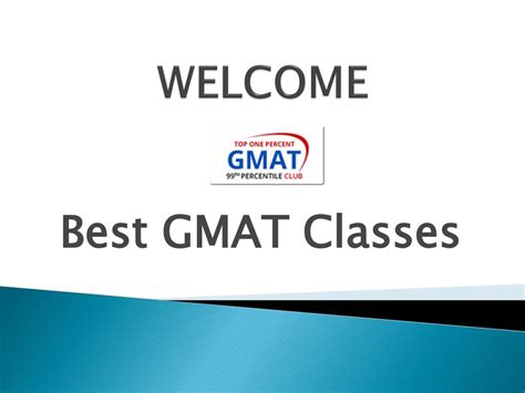 Ppt Best Gmat Classes Powerpoint Presentation Free Download Id7495812