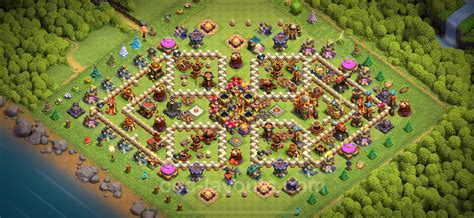 Best Anti 3 Stars Base Th16 With Link Town Hall Level 16 Base Copy