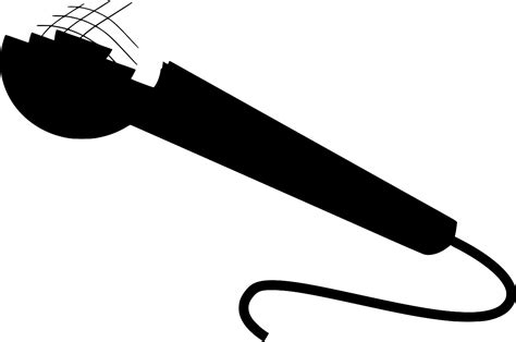 Svg Klingen Bühne Mikrofon Performance Kostenloses Svg Bild