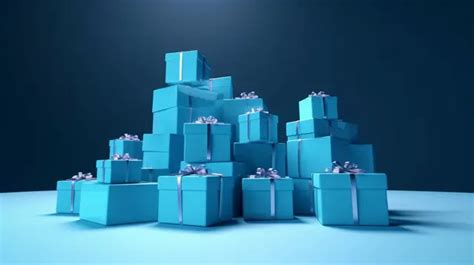 생동감 넘치는 파란색 선물 상자 특별한 날에 딱 맞는 선물 상자 파란색 Png 일러스트 및 이미지 에 대한 무료 다운로드 Pngtree