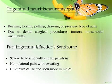 Anatomy Of Trigeminal Nerve And Facial Nerve Pptx Brain And Nervous